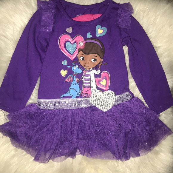 Disney | Shirts & Tops | Doc Mcstuffins Purple Sequin Shirt | Poshmark